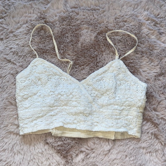 Tops | Super Cropped Crochet Tank | Poshmark